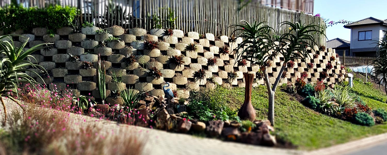 We manufacture, install and supply Retainer Walls, Blocks and more - KZN